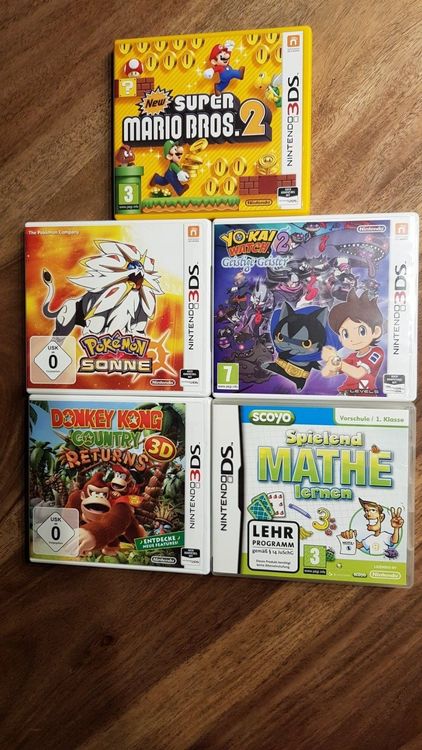 Ihr bietet auf 4 3DS Games und 1 DS Spiel- Viel Spass (Gebraucht) in ...