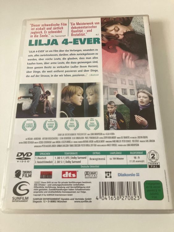 Lilja 4-Ever (DVD) Oksana Akinshina, Lukas Moodysson (Gebraucht) in ...