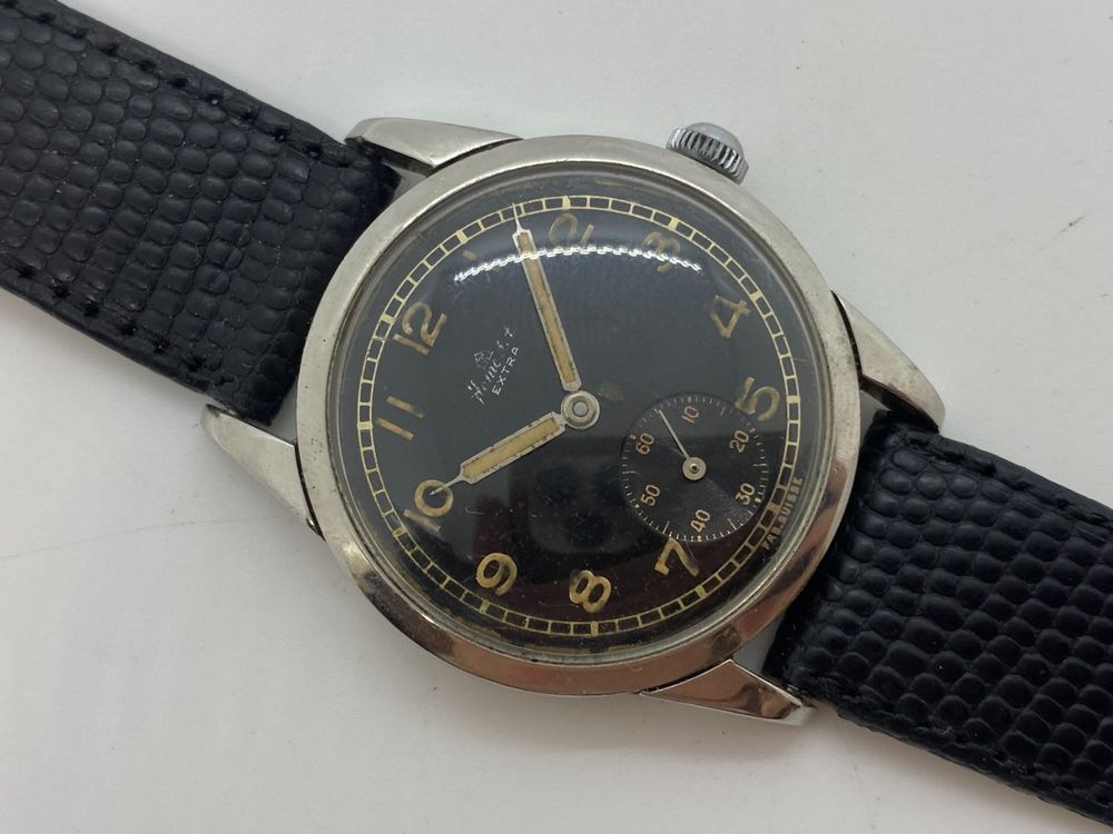 HOME SA Extra 33mm Black Dial Handaufzug läuft /// D427 (Gebraucht) in ...