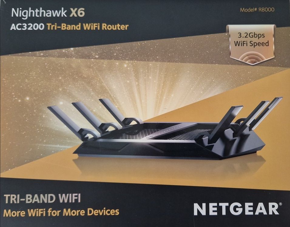 Nighthawk X6 AC3200 Tri-Band WiFi Router | Kaufen auf Ricardo