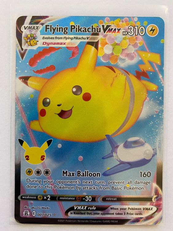 Pokemon Flying Pikachu VMax 007/025 Celebrations EN | Kaufen auf Ricardo