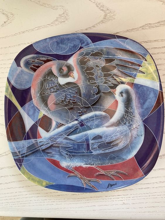 Rosenthal Porzellan Wandteller Hans Erni Friedenstauben (Neu (gemäss Beschreibung)) in Horw für ...