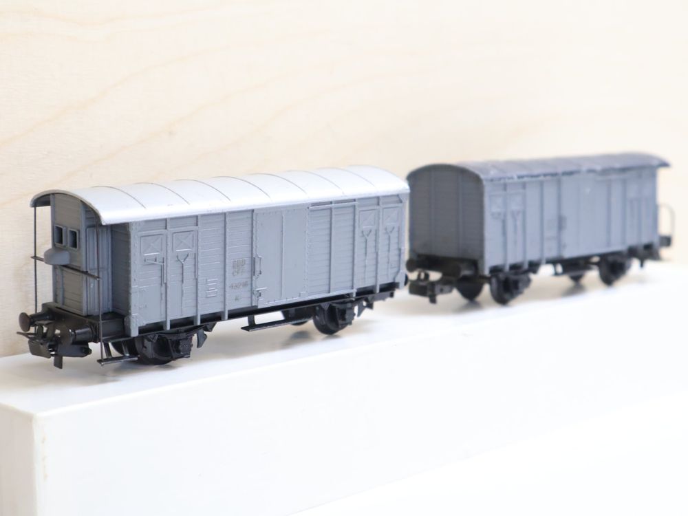 HAG SBB 2 x Güterwagen Nr. 300 "Grau" - Selten (Gebraucht) in ...