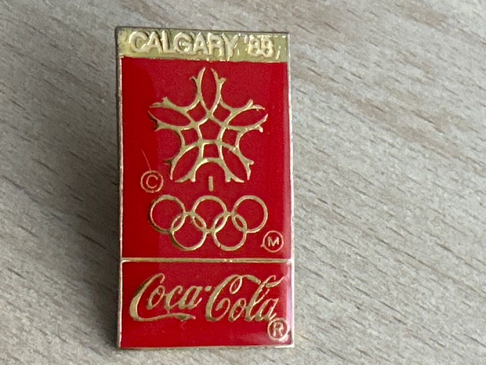 Pin Coca-Cola Olympia Calgary 1988 (Gebraucht) in Glattbrugg für CHF 2 ...