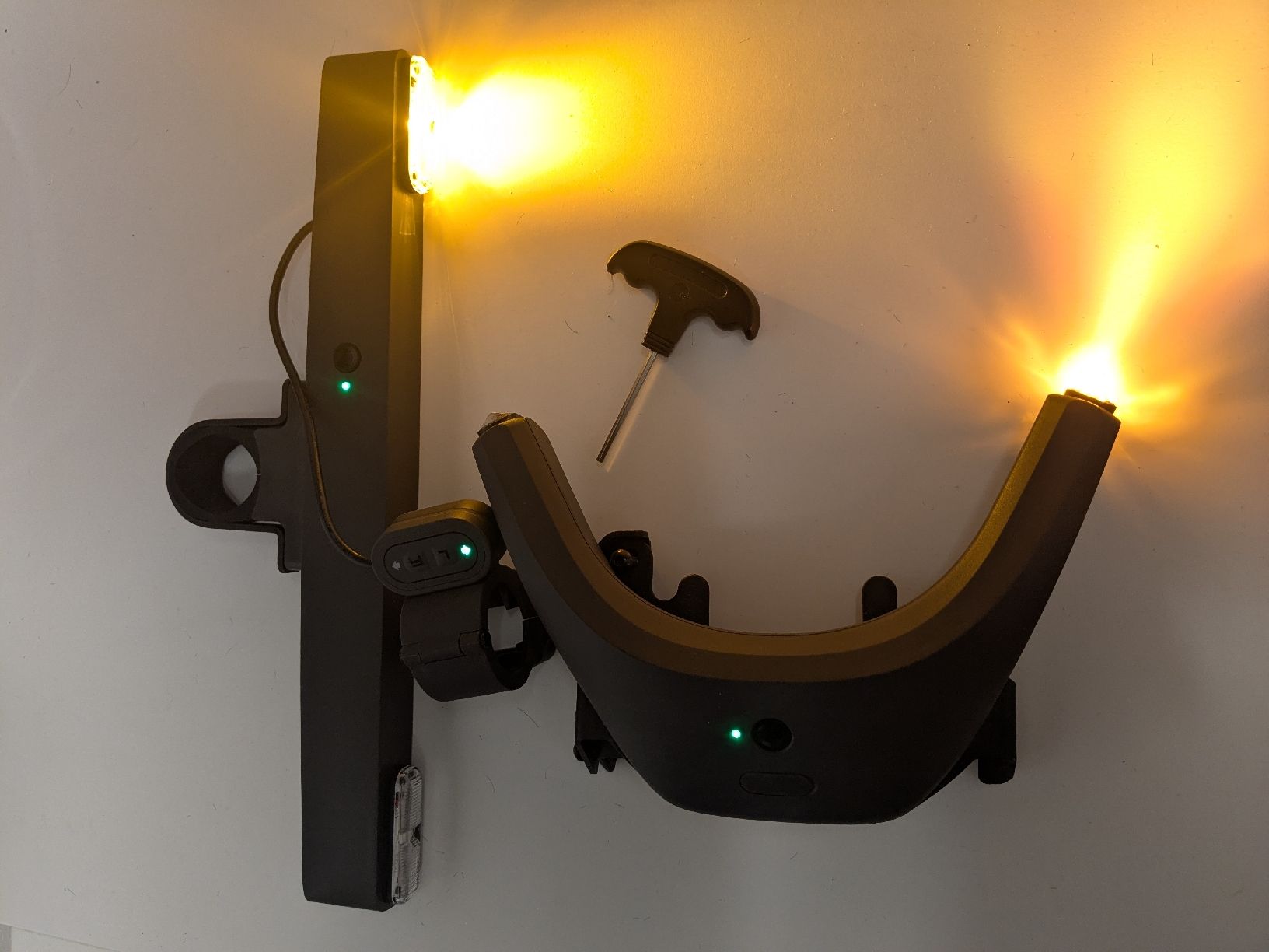 Scooter- Blinker -Set für mehr Sicherheit im Winter (Neu (gemäss ...