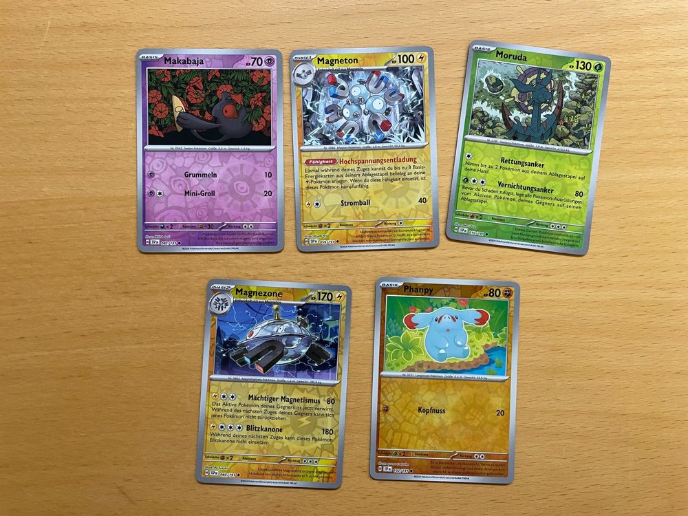 Pokemon Reverse Karten Set (Versand gratis) (Neu (gemäss Beschreibung)) in Chur für CHF 1 – mit ...