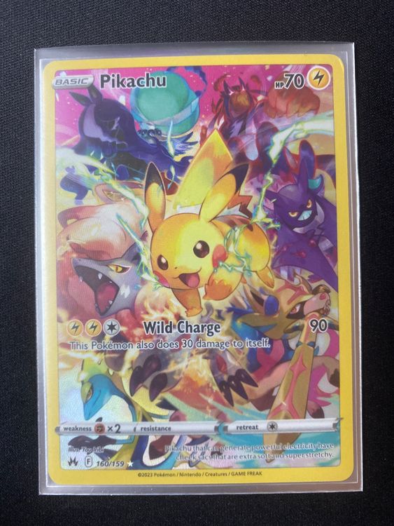 Pikachu 160 - Secret Rare - Crown Zenith - EN (Neu (gemäss Beschreibung ...