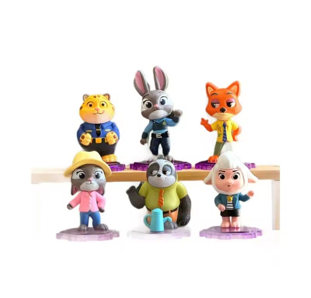 6x Figurines de dessin animé (Neuf avec emballage d'origine) à ...