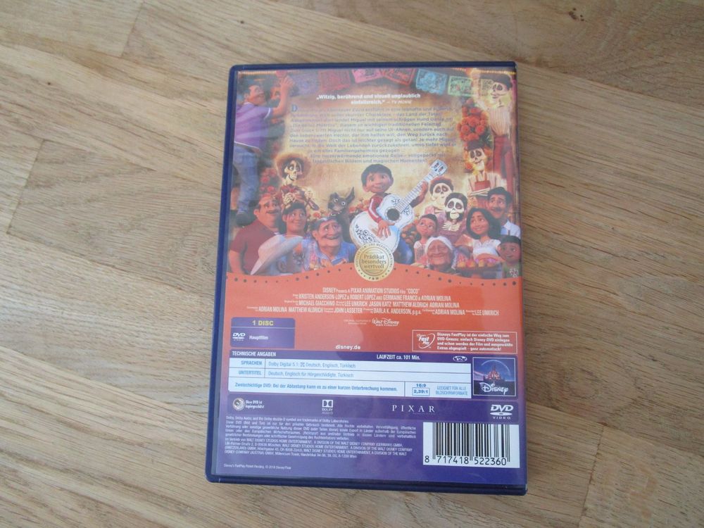 Disney Pixar Coco DVD - Lebendiger als das Leben! (Gebraucht) in Scuol ...
