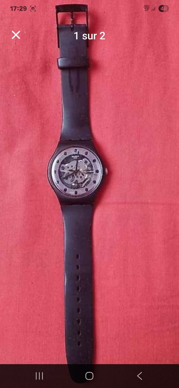 Swatch squelette vintage - L'heure avec un look unique! (D'occasion) à ...