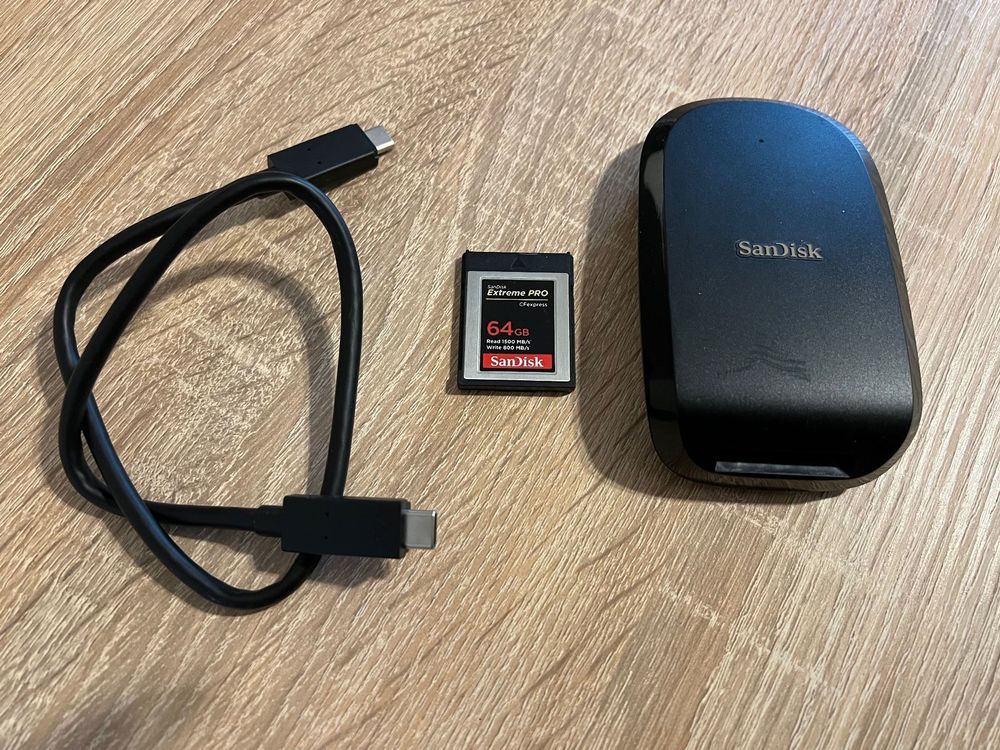 SanDisk CF Express 64GB & Card Reader (Gebraucht) in Emmenbrücke für ...