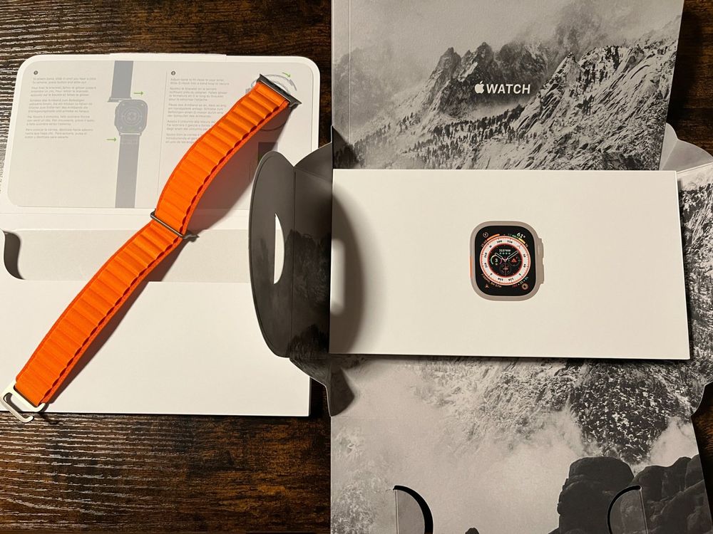 Apple Watch Ultra, Orange Alpine Loop Edition (Gebraucht) in Altstätten ...