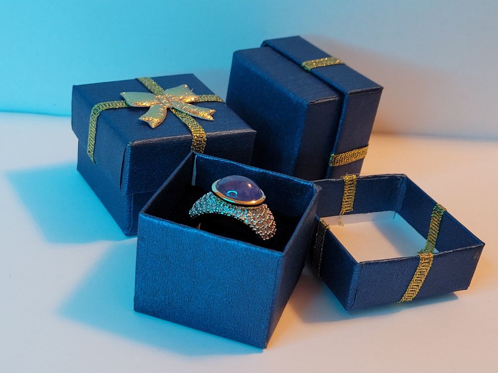 10 Schachtel Ring Verpackung Geschenk 🎁 Schmuck Kasten Box | Kaufen auf ...