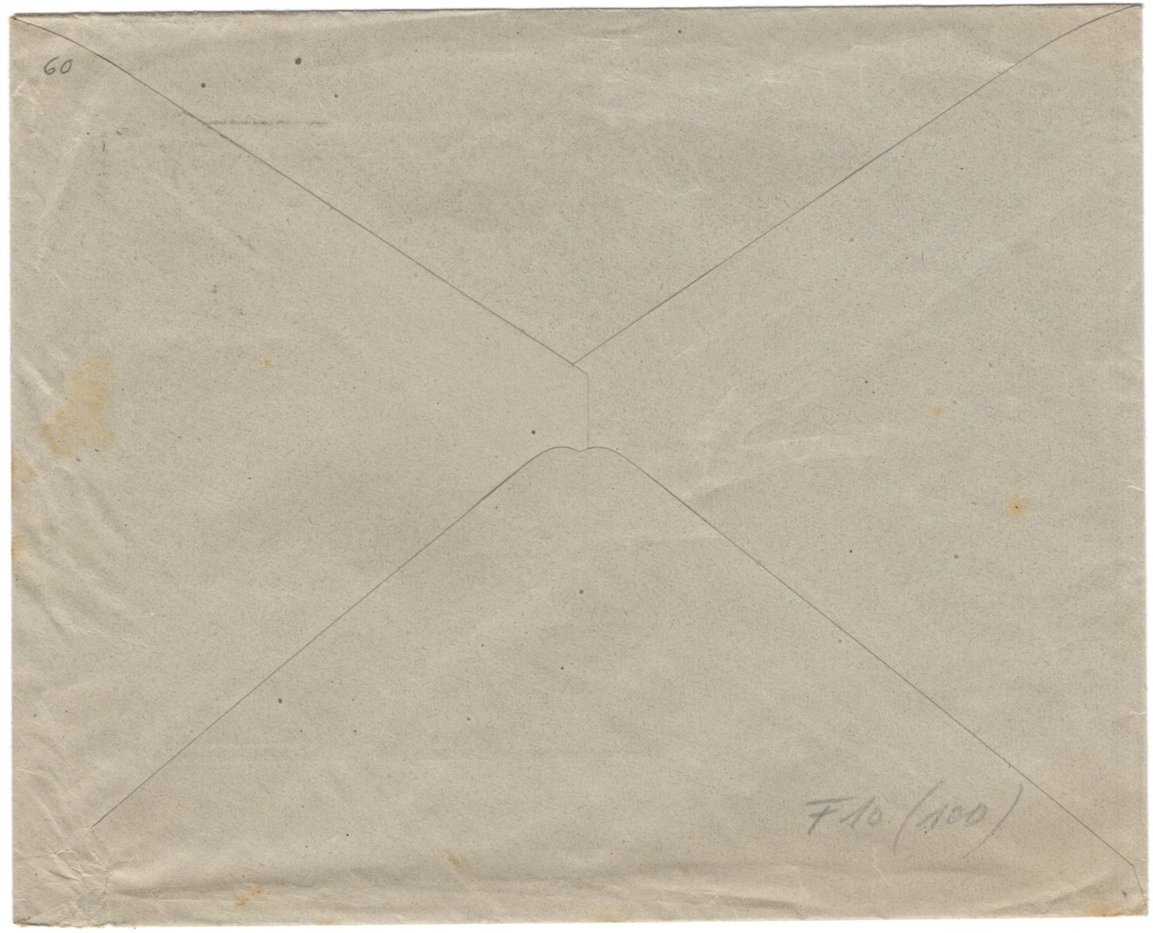 Perfin F.C.W. - Firmen-Drucksache von ZÜRICH nach WALDENBURG (Gebraucht ...