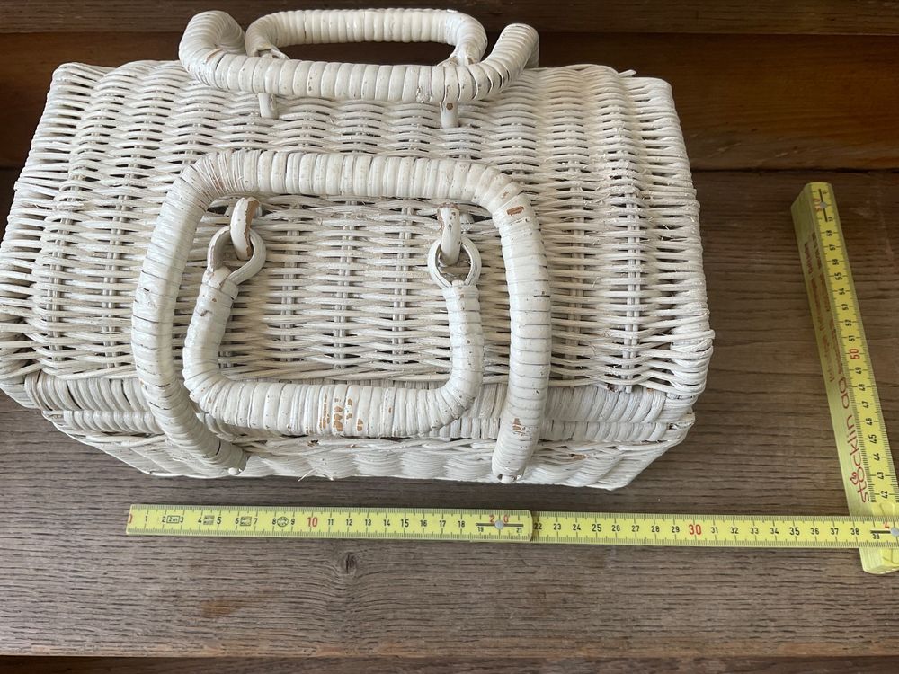 Vintage Weidenkorb Korb Deko (Gebraucht) in Aarau für CHF 23 – mit ...