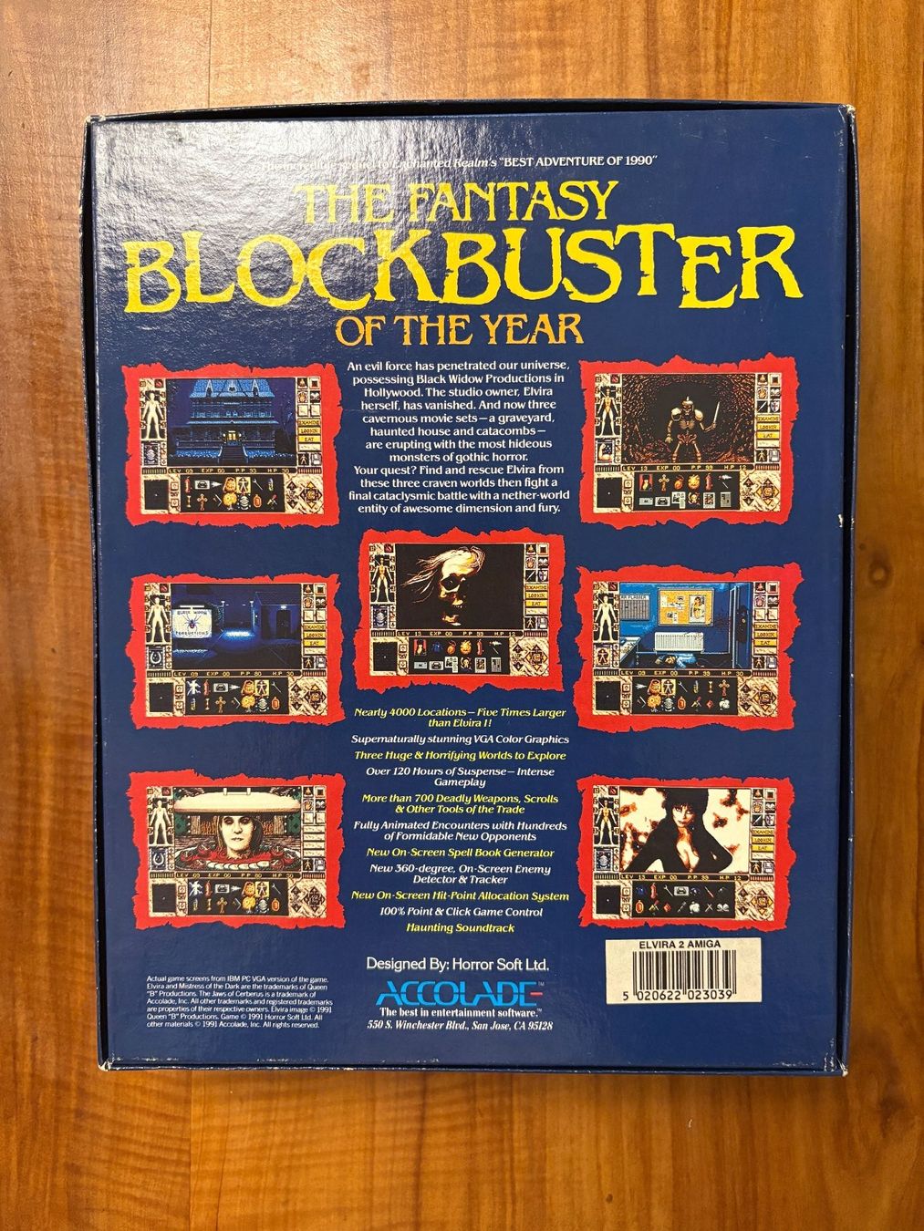 Amiga Spiel: Elvira II (Rare Big Box) + original Elvira 1 ! (Gebraucht ...