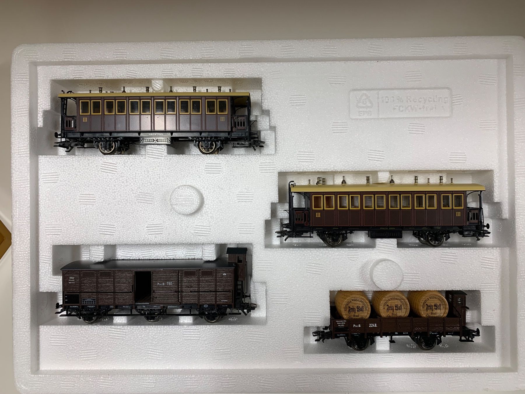 Märklin H0 43981 Nebenbahn-Zug der Pfalz Bahn in OVP (Neu und originalverpackt) in Geroldswil ...