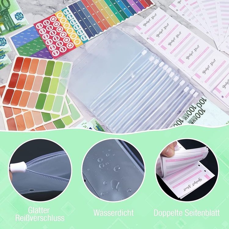 Budget Planner 6 Löcher mit Geldfächer (Neu (gemäss Beschreibung)) in ...