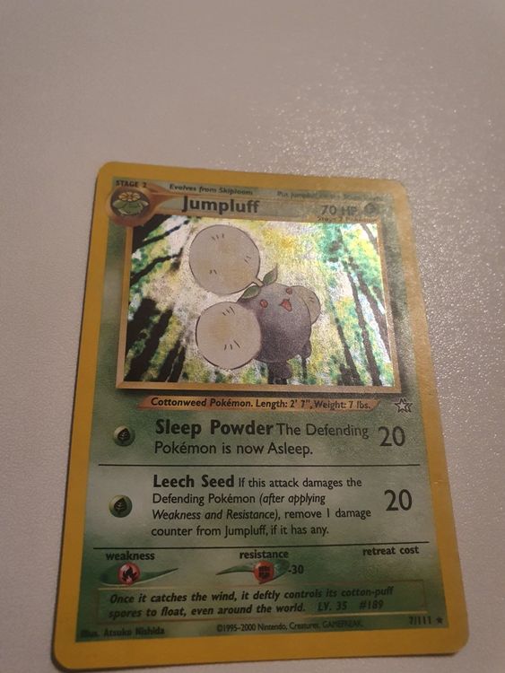 Jumpfluff rare Neo Genesis Holo Reverse Foil (Gebraucht) in Luzern für ...