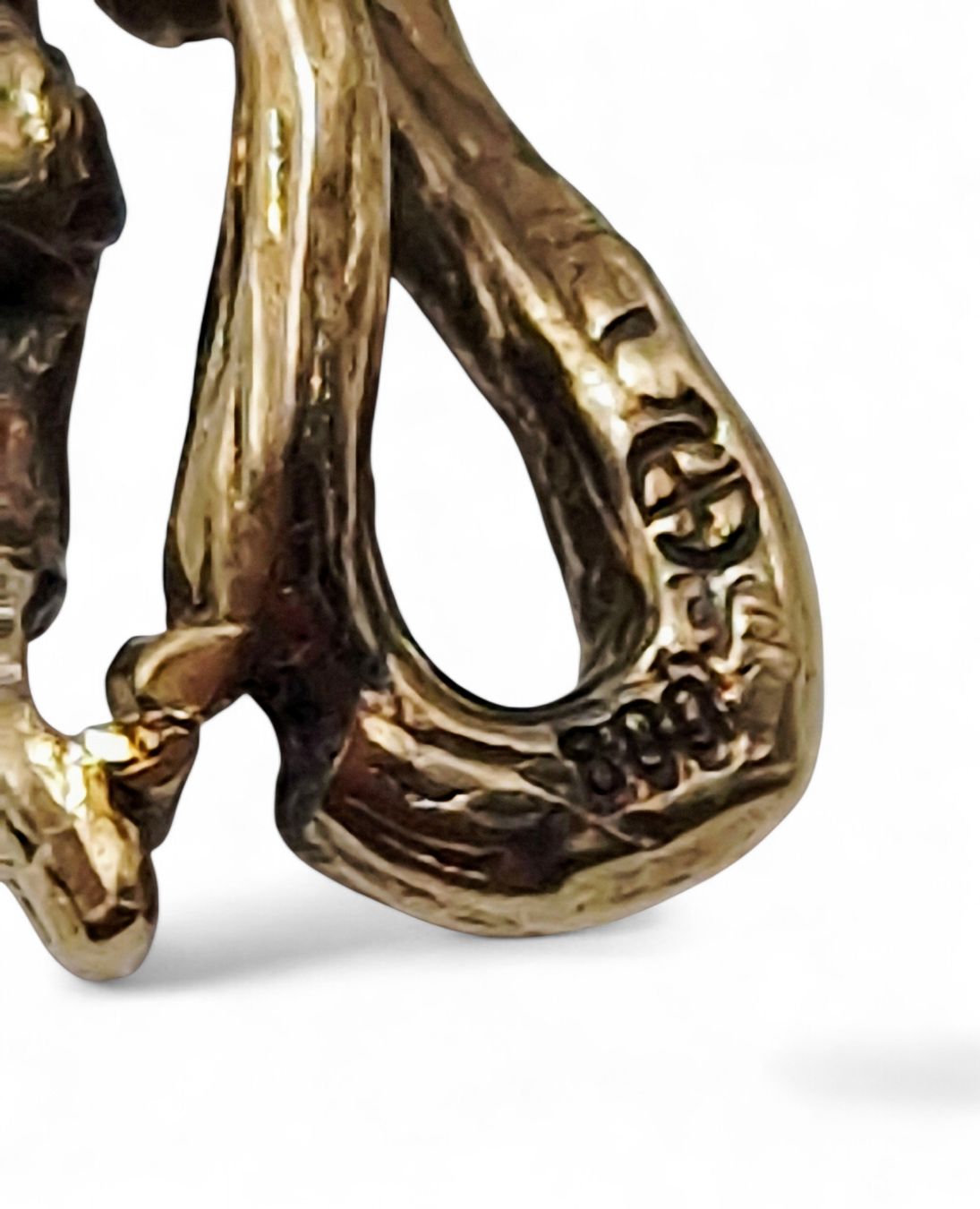 Collier Gilbert Albert maille froissé Argent 800 or vermeil (Gebraucht ...