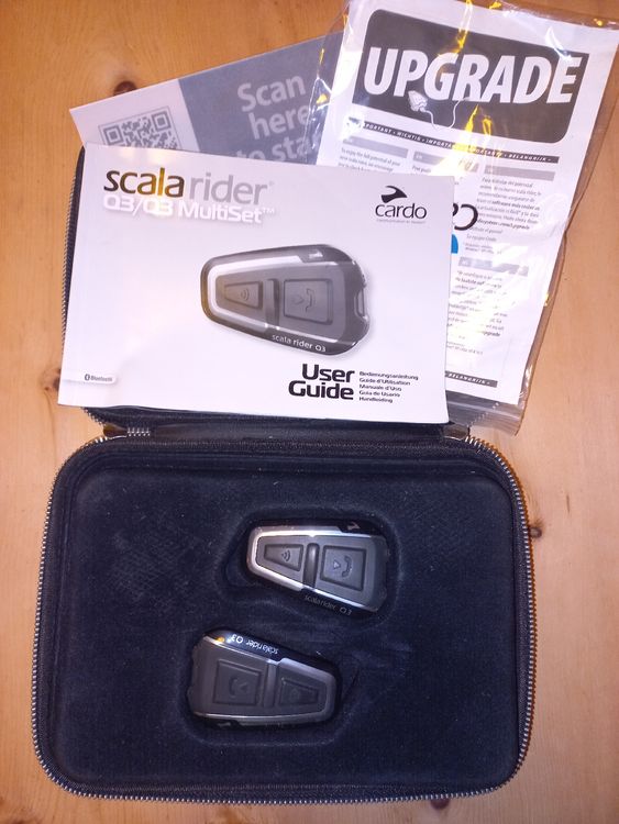 Scala Rider Q3 Cardo Freisprechanlage Motorrad Helm | Kaufen auf Ricardo