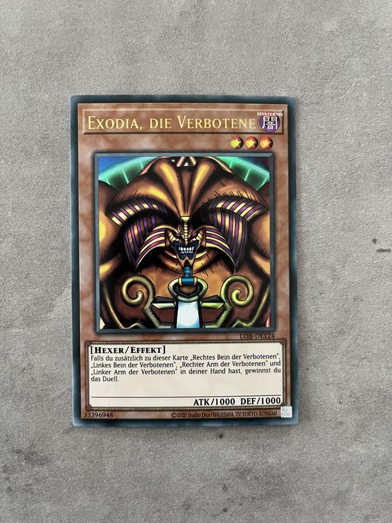 Exodia, die Verbotene (LOB-DE124 25TH), Ultra Rare (Neu (gemäss ...