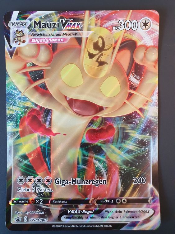 Mauzi XXL Karte, Vmax, Pokemon (Gebraucht) in Uster für CHF 6.95 – mit ...