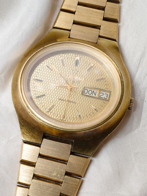 ETERNA Quartz Electronic Armbanduhr cal. 1556 / 9181 selten (Gebraucht ...