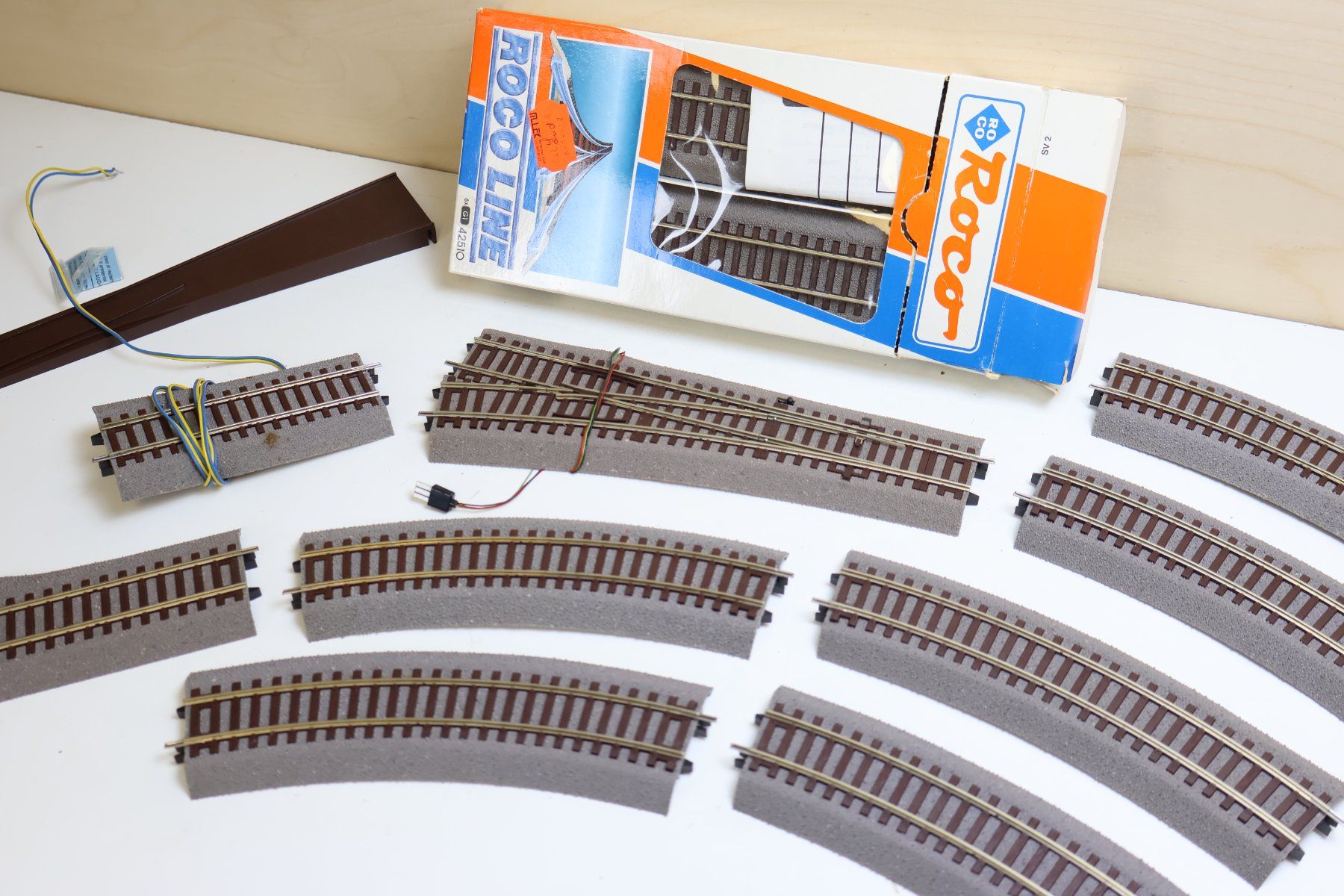 ROCO Line 16 x Gerade & Kurven & El. Weiche H0 42510 / mehr (Gebraucht ...