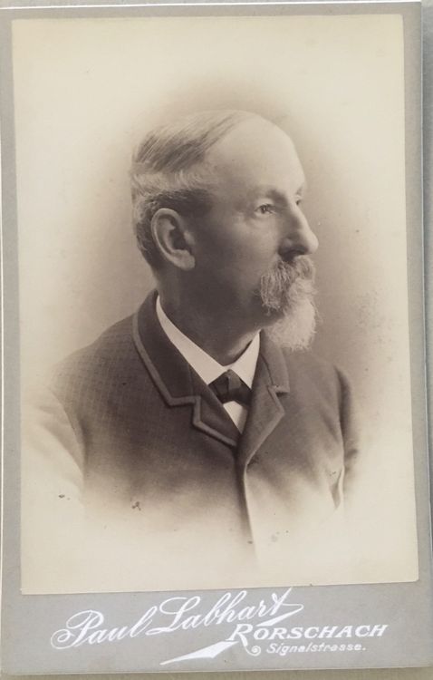 Kabinettfoto Paul Labhart, Rorschach, Mann, Bart, keine AK (Gebraucht ...