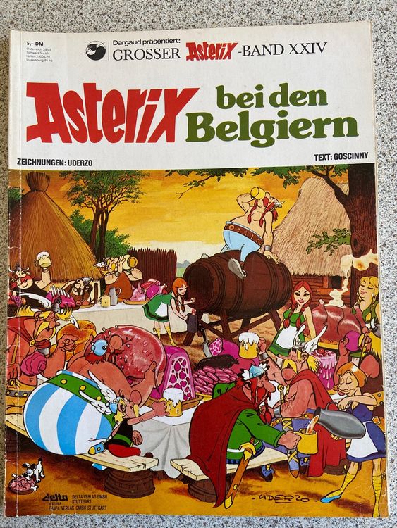 Comic Asterix Band XXIV Asterix bei den Belgiern (Gebraucht) in Böckten für CHF 3.5 – mit ...