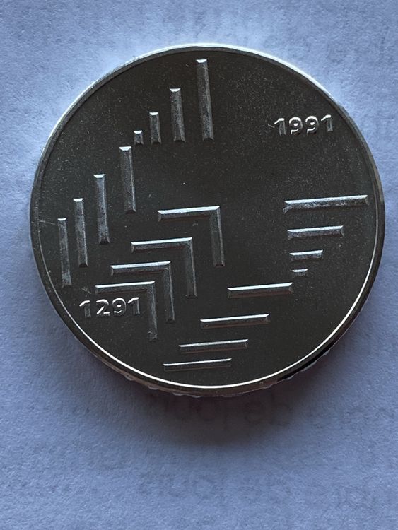 20.- Fr argent 835/ooo 1991 (Neuf (Voir description)) à Corsier-sur ...