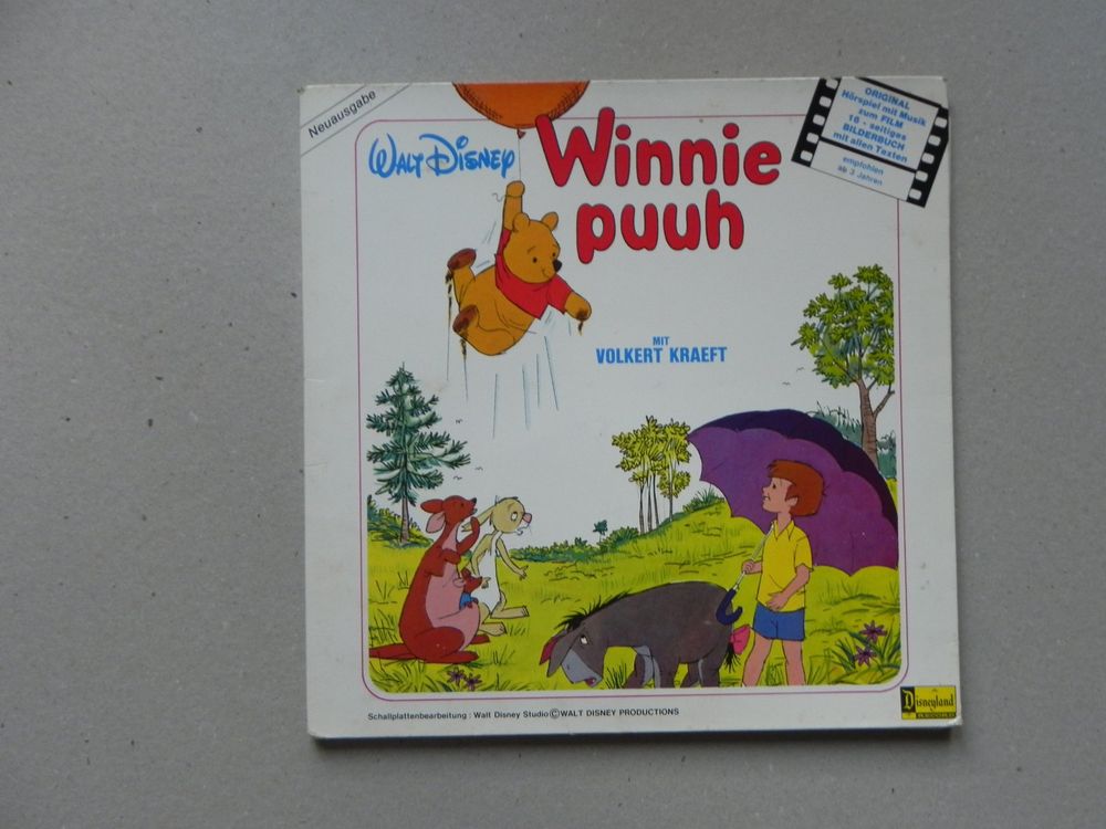 LP Walt Disney Bär Winnie Puuh Hörspiel (Gebraucht) in Siebnen für CHF ...