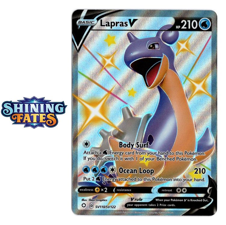 Shining Fates Lapras V SV110/SV122 EN | Kaufen auf Ricardo