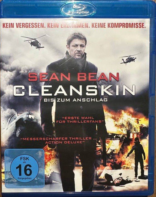 Cleanskin Blu-Ray Sean Bean Action Thriller Top Zustand! (Gebraucht) in ...