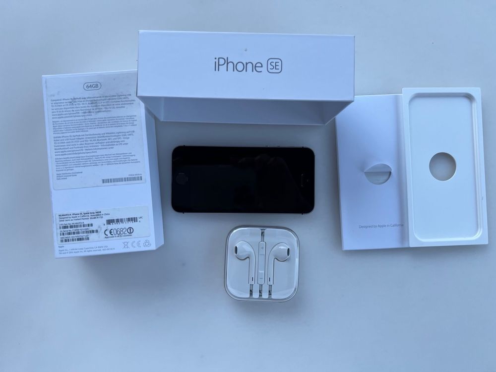 Apple IPhone SE 1. Generation A1723 64 GB spacegrey (Gebraucht) in ...