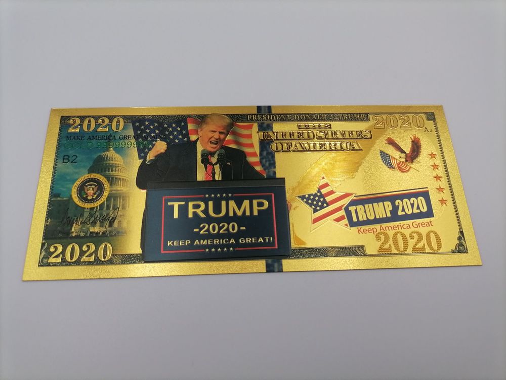 ♦Trump♣ 2020 Gold Banknote | Kaufen auf Ricardo