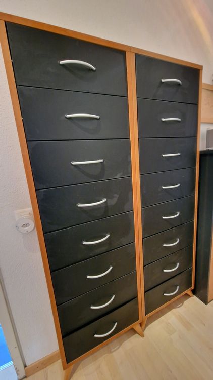 2x CD-Gestell / DVD Gestell mit Kippschubladen (Gebraucht) in Birr für ...
