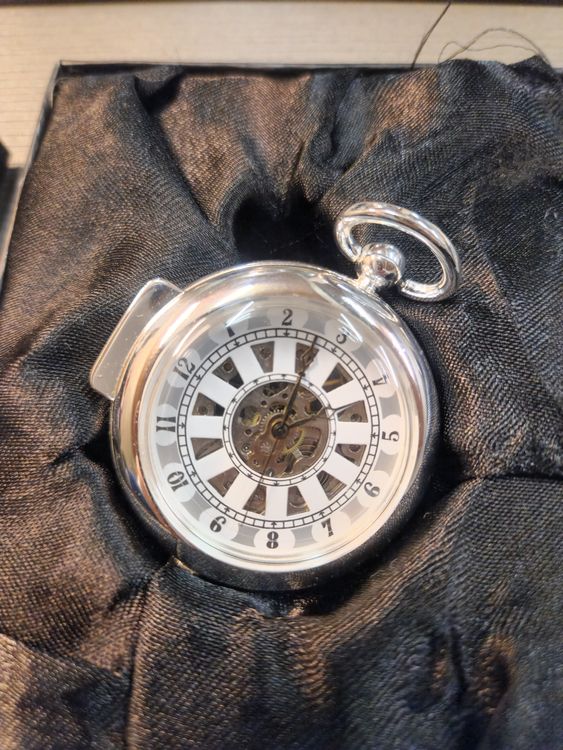 ATLAS EDITIONS HERITAGE COLLECTION- VERSILBERTE Taschenuhr | Acheter ...