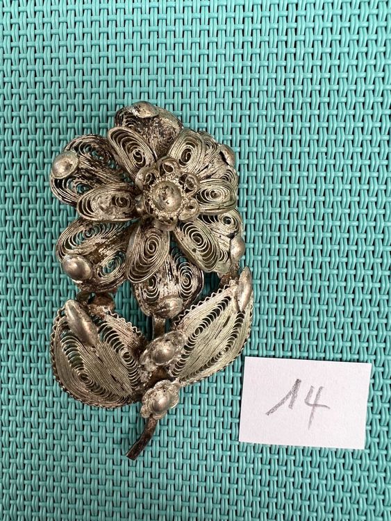 Trachtenschmuck versilbert Upcycling-Projekt?! (Gebraucht) in Kirchberg BE für CHF 5 – mit ...