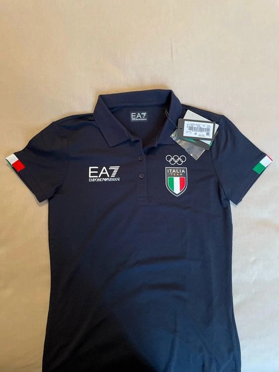 Polo EA7 Emporio Armani Italie Olympic Team Neuf M | Kaufen auf Ricardo
