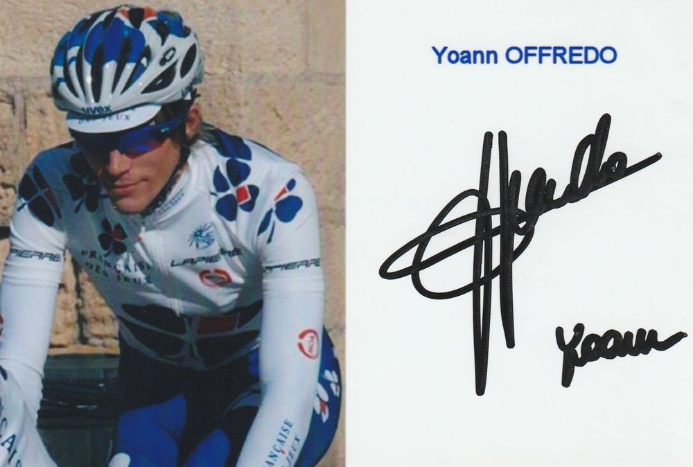 YOANN OFFREDO / Autographe Original. (Gebraucht) in Janaillat Limousin ...