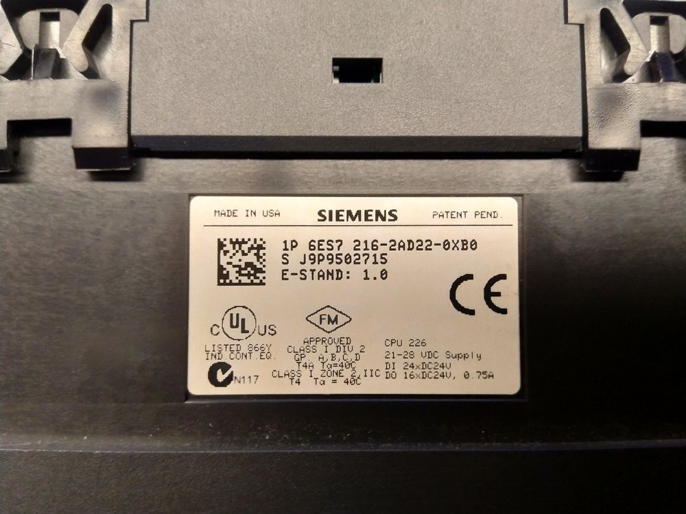 Siemens S7-200 / CPU 226 DC/DC/DC | Kaufen auf Ricardo