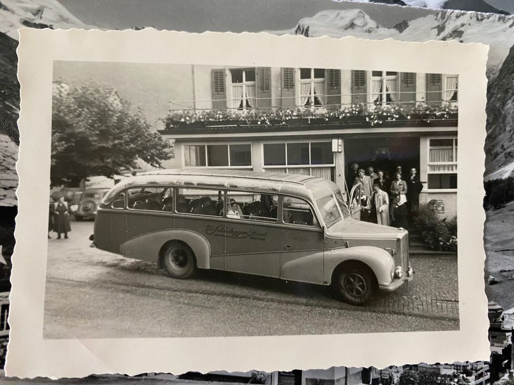 Reisebus antik // Karl Scheidegger Touring Garage Basel (Gebraucht) in ...