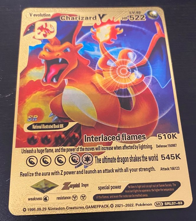 Pokemon Charizard V Gold (Gebraucht) in Basel für CHF 18 – mit ...
