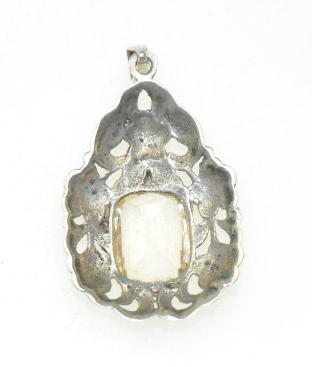 Silberanhänger mit hellgelbem Stein (Gebraucht) in Wettingen für CHF 13 – mit Lieferung auf ...