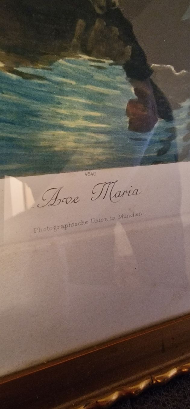 Tableau reproduction "Ave Maria Giovanni Segantini" (D'occasion) à ...