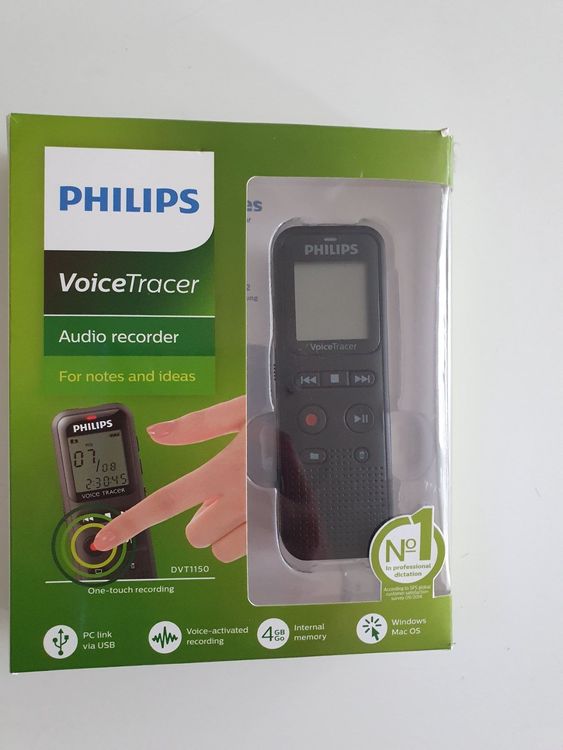 Diktiergerät Philips DVT1150 Voice Tracer | Kaufen auf Ricardo