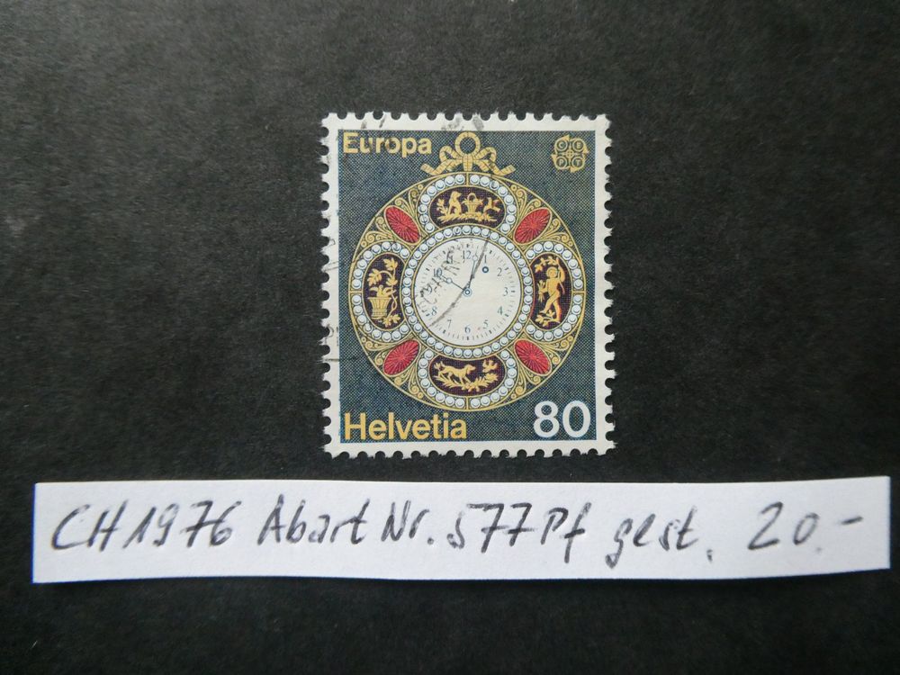 CH 1976 Nr. 577 Pf Abart roter Punkt gestempelt (Gebraucht) in Lausen für CHF 2 – mit Lieferung ...