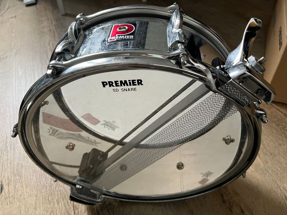 Seltene Snare von Premier 14x5.5, Stahl, Parallelabhebung (Gebraucht ...